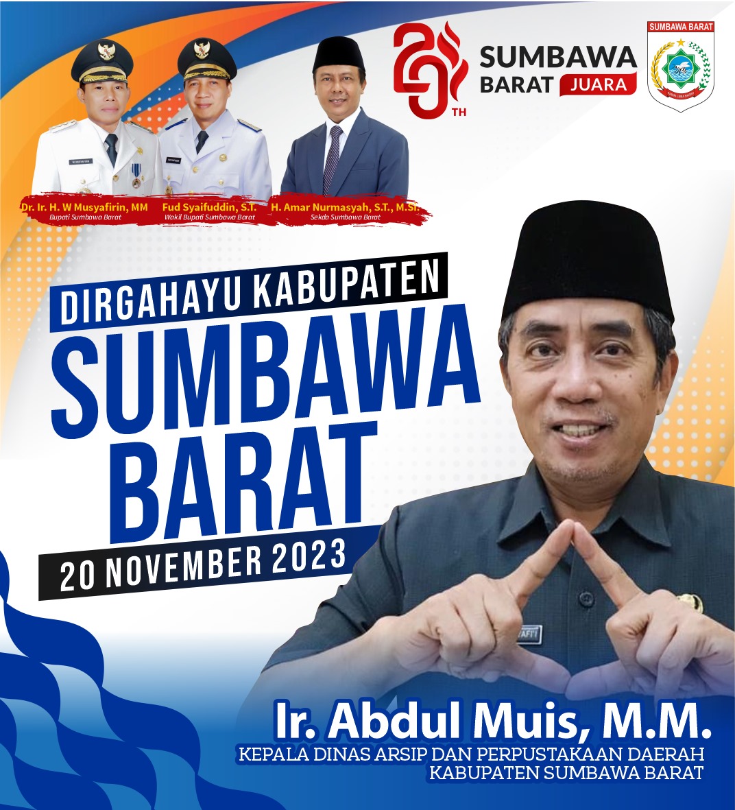 UCAPAN SELAMAT HARLAH KSB KE 20 DINAS ARPUS 2023 | Advertorial